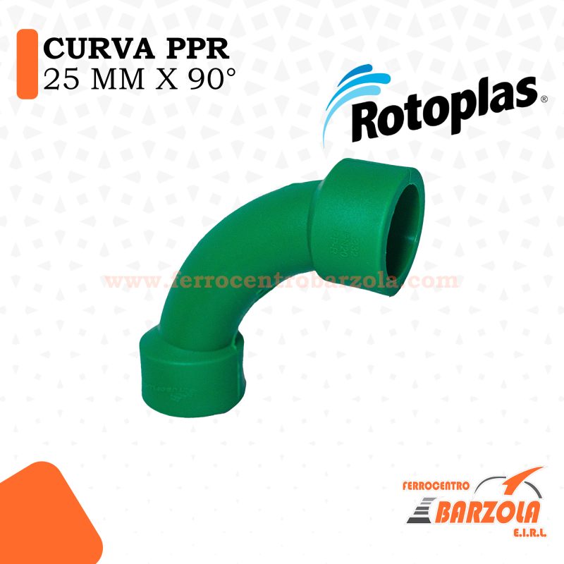 Curva PPR 20 mm x 90° - ROTOPLAS - Ferreteria